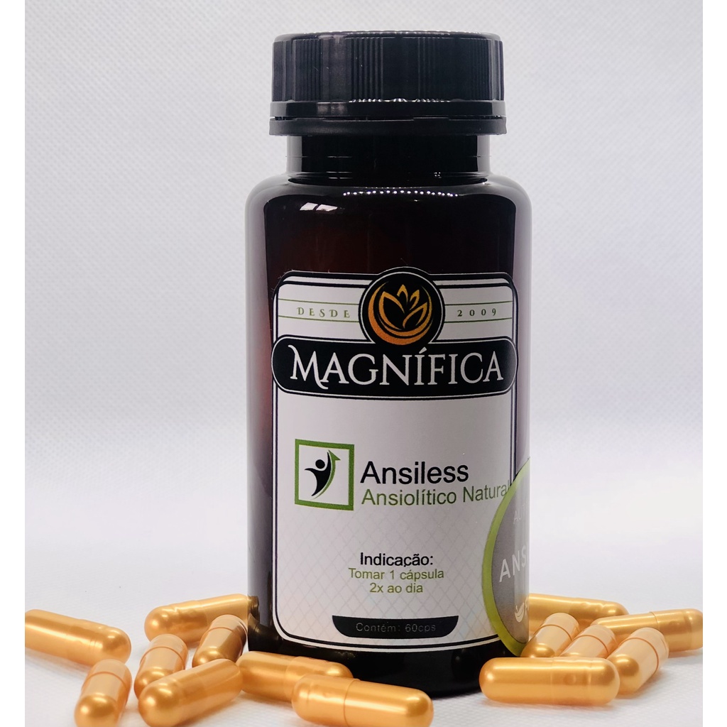 ANSILESS 60capsulas (ansiolítico natural) | Shopee Brasil