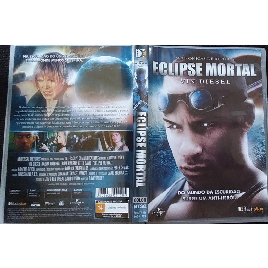 Dvd Original Eclipse Mortal Vin Diesel | Shopee Brasil