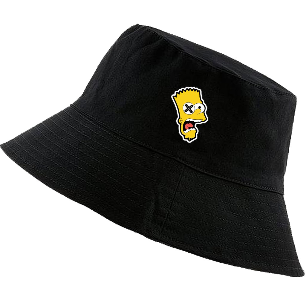 Chapéu bucket Bart simpson série de animação boné unissex | Shopee Brasil