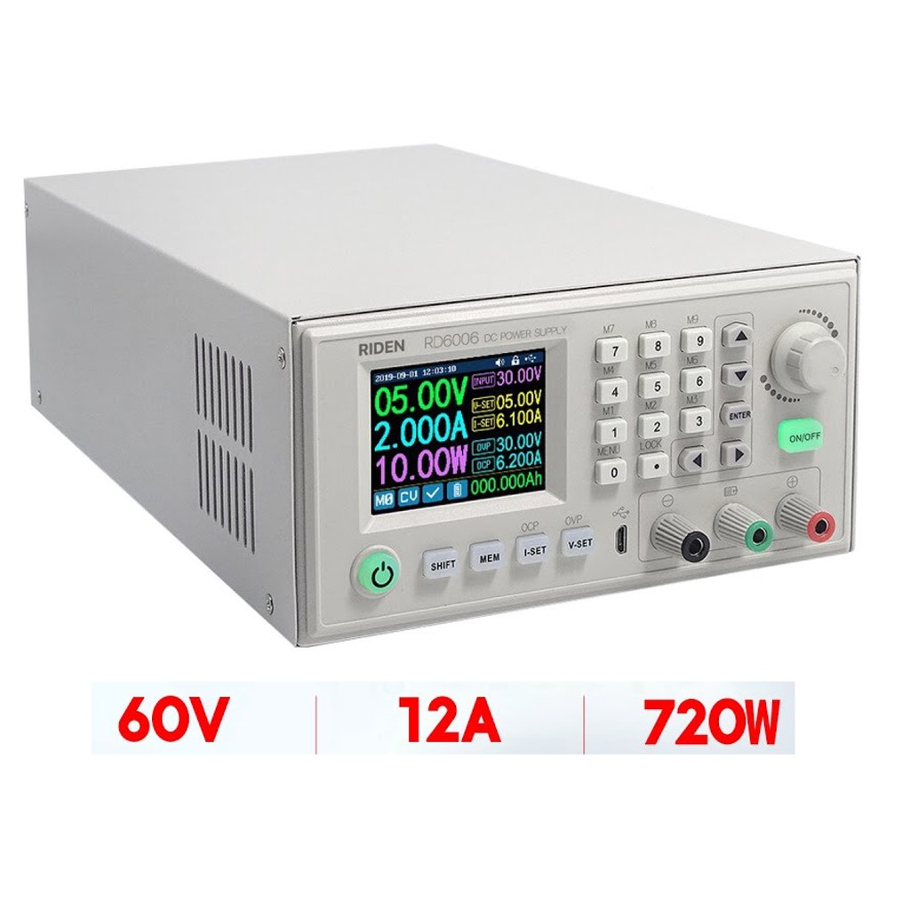 Fonte Bancada Rd6012 wifi 60v 12a Completa Rd6006 | Shopee Brasil