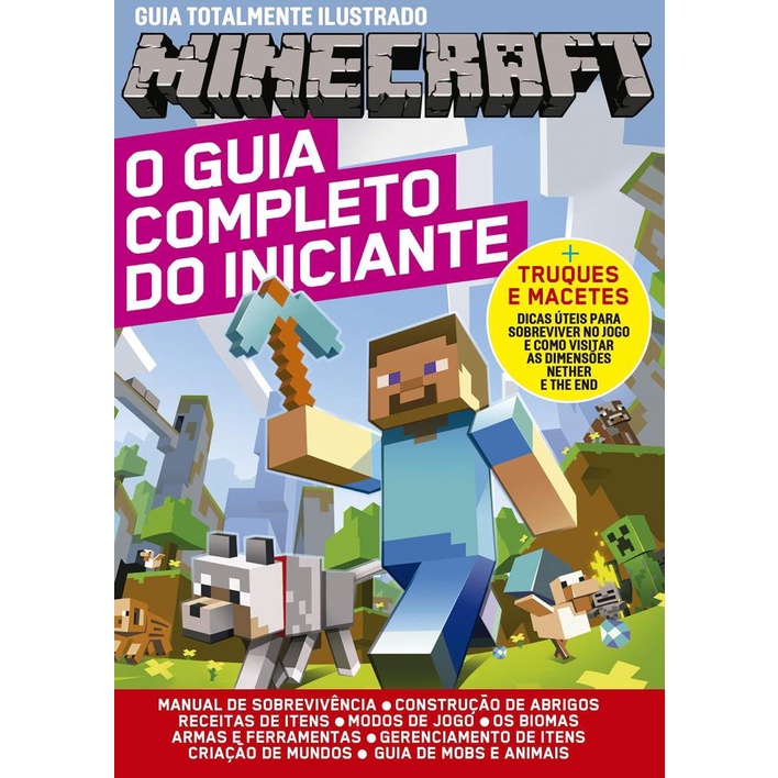 Livro Guia Totalmente Ilustrado Minecraft - Geek | Shopee Brasil