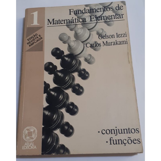 Fundamentos Da Matematica Elementar Vol 1 Conjuntos E Funções Shopee