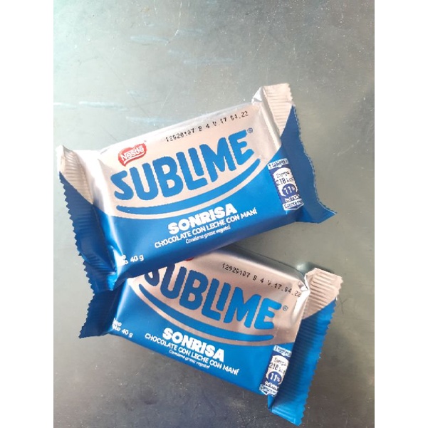 SUBLIME CHOCOLATE PERUANO 2 UNIDADES Producto original | Shopee Brasil