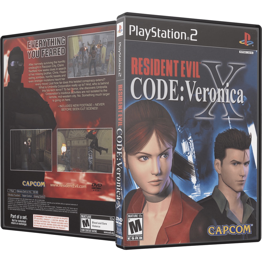 Resident Evil Code - Veronica X (BR) Dublado para ps2 | Shopee Brasil