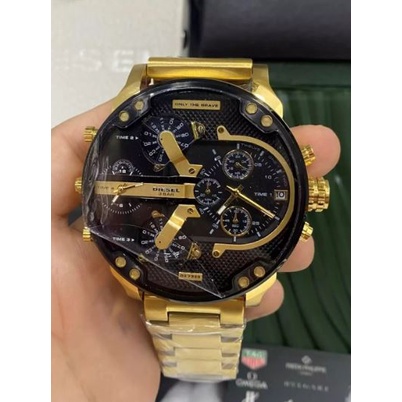 Diesel 3 Bar Dourado Fundo Preto - Linha Premium AAA+ | Shopee Brasil