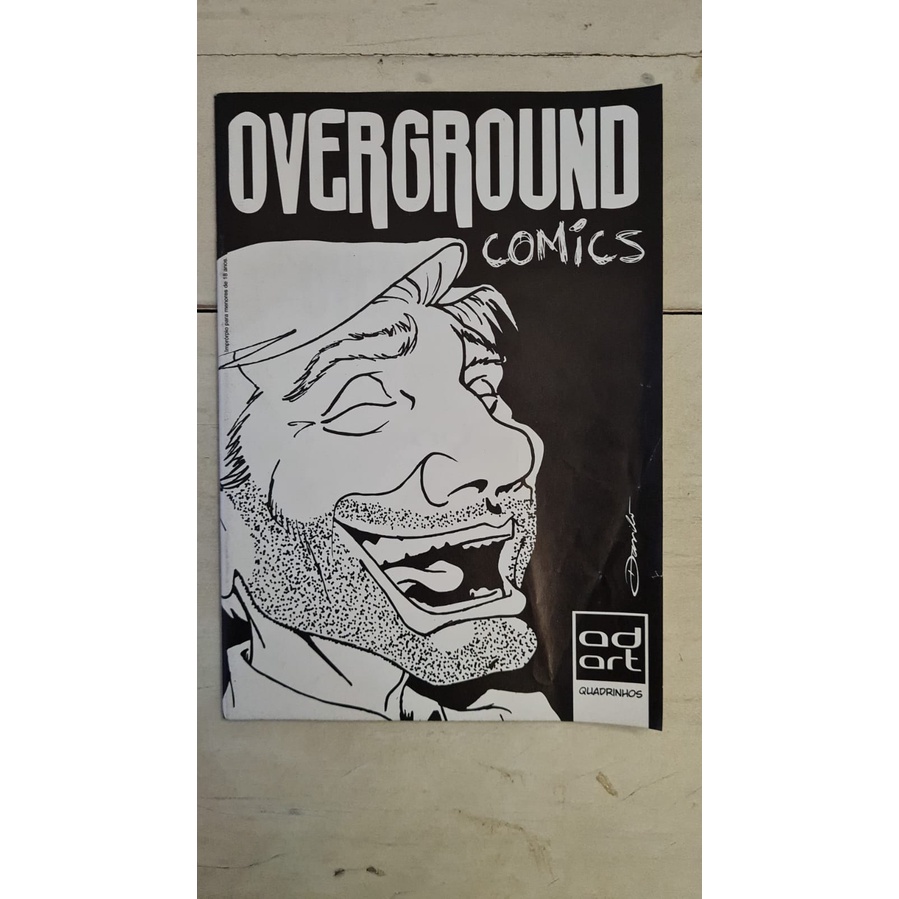 Hq overground comics- ad art quadrinhos- | Shopee Brasil