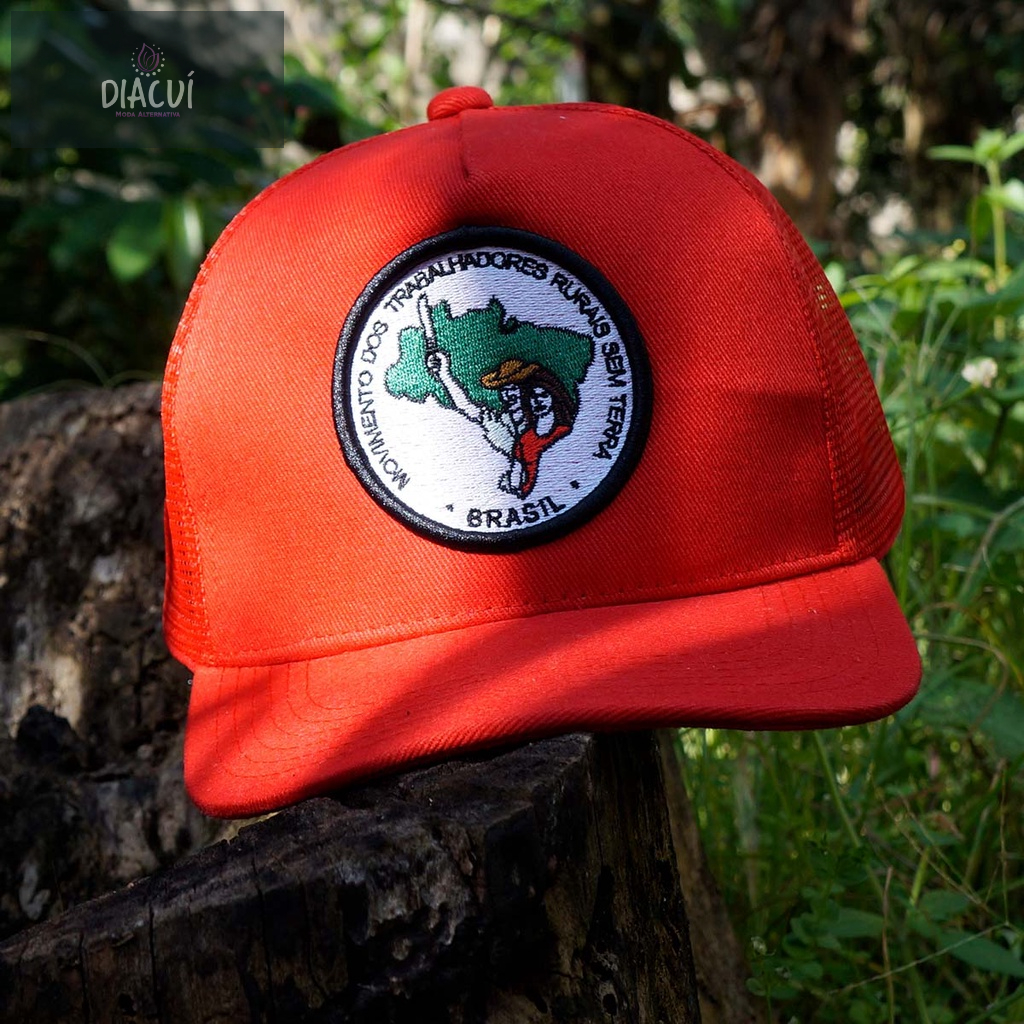 Boné Mst Bordado Trucker Vermelho | Shopee Brasil