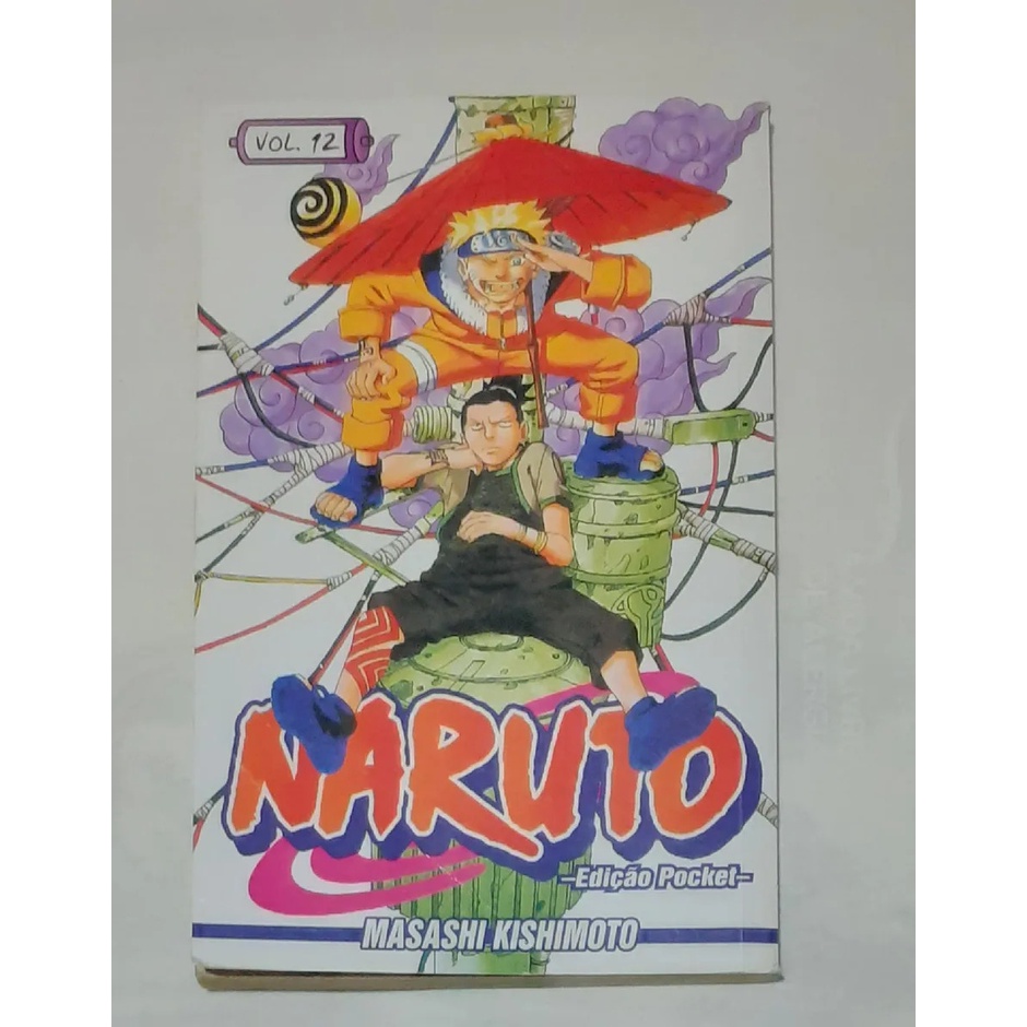 Mangá Naruto Vol. 12 Pocket | Shopee Brasil