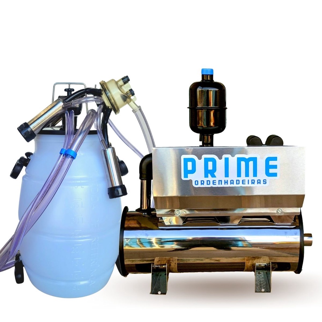Ordenhadeira Mecânica com Bomba De Vácuo 450 litros e motor 2CV Com 1 Conjunto Completo | Shopee ...