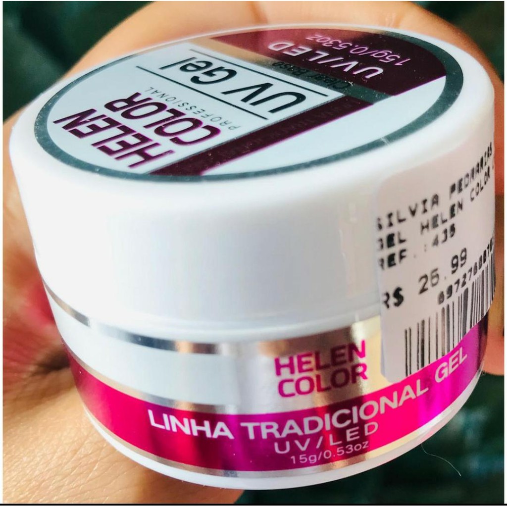 Gel CLEAR helen color COM ANVISA linha tradicional CLEAR 15g | Shopee ...