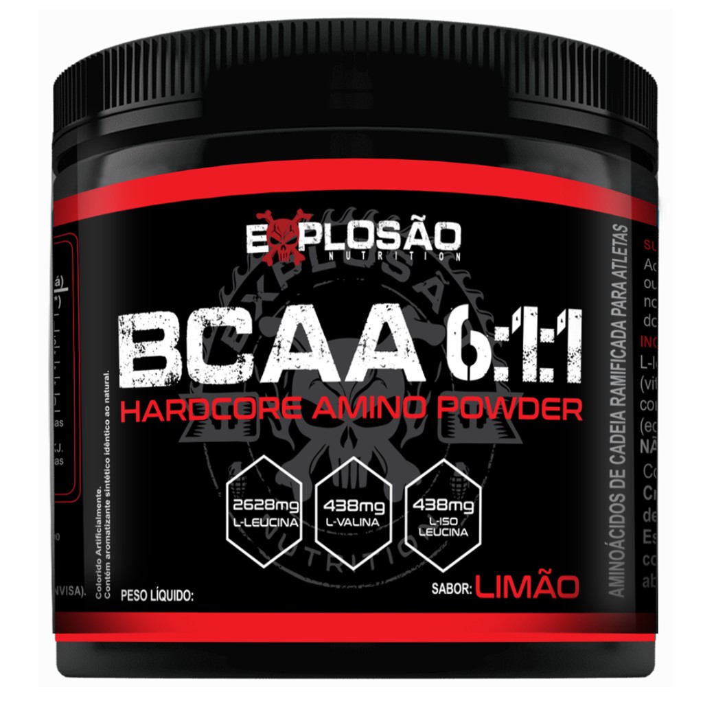 Bcaa Fix Darkness Pó 6:1:1 (30 Doses) 150g Explosão Nutrition | Shopee ...