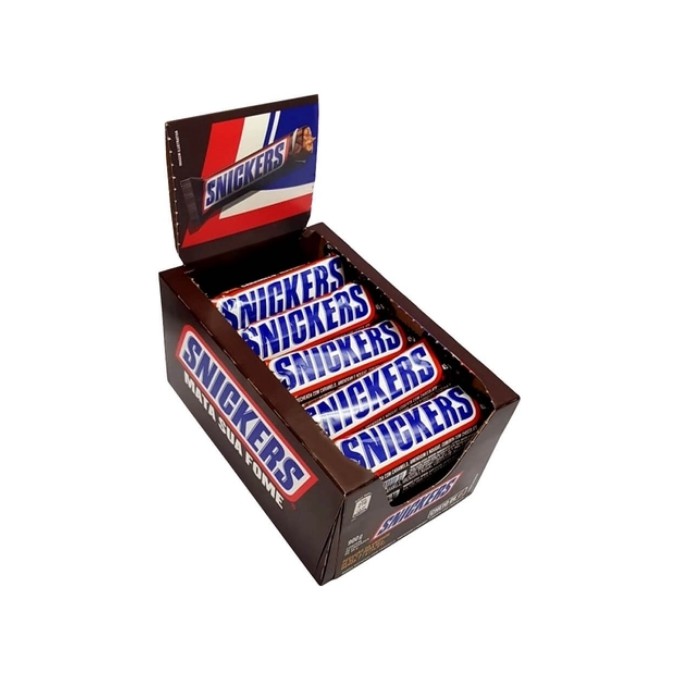Chocolate Snickers 45g Caixa c/20un - Mars | Shopee Brasil
