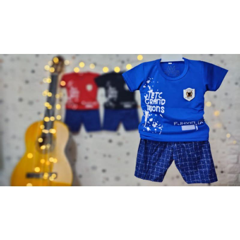 Fato De Menino/Duet Com FJHF FASHION MOTIF 1-6 Anos | Shopee Brasil