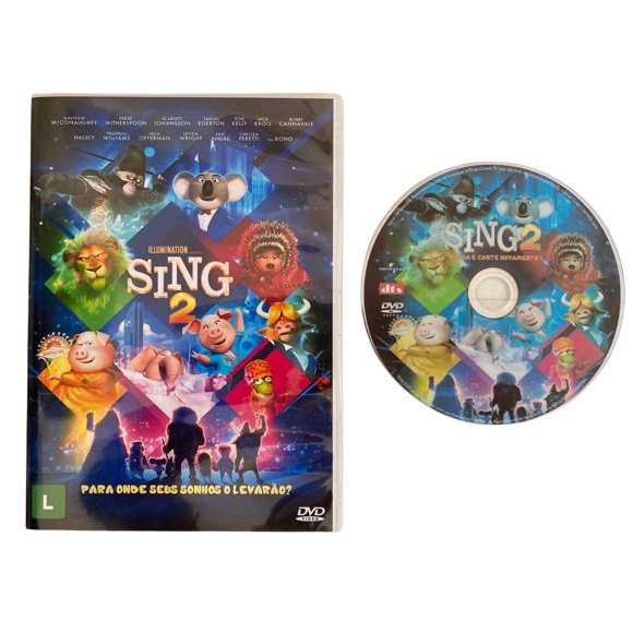 DVD - SING 2 - Dublado e Legendado | Shopee Brasil