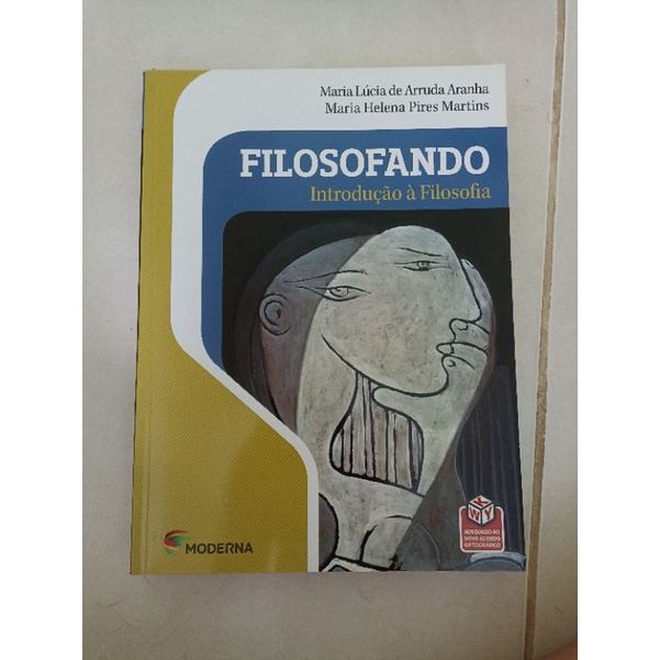 Livro Filosofando Introdução à Filosofia - Editora Moderna | Shopee Brasil