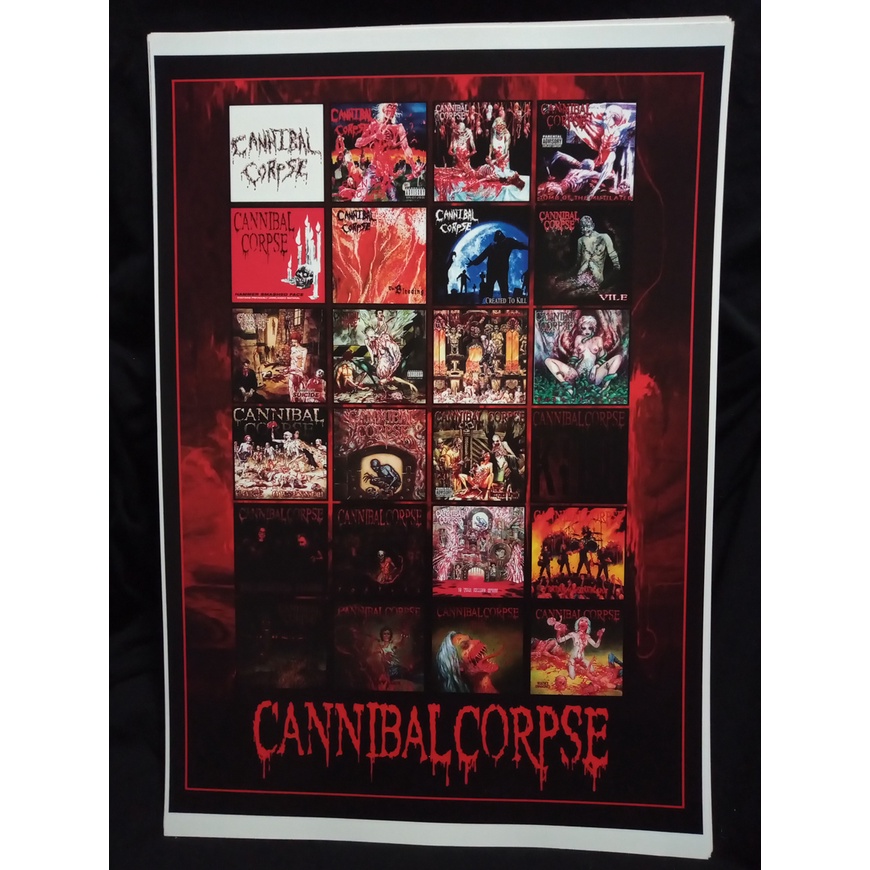 Cannibal Corpse poster cartaz banda death metal imagem vinil cd rock ...