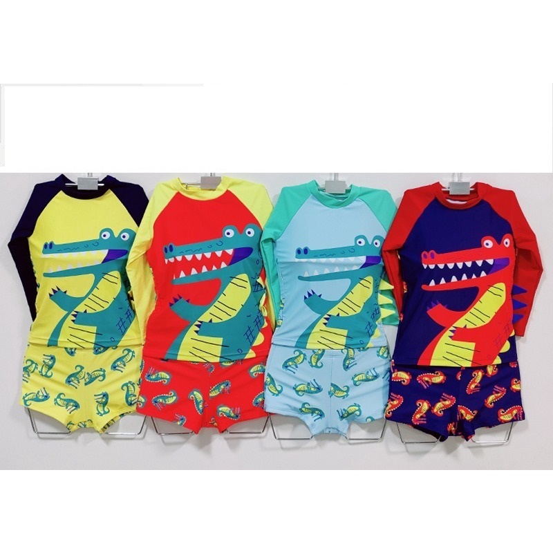 Conjunto Praia Infaltil Masculina Sunga + Camiseta Maga Longa Hmi 22 ...