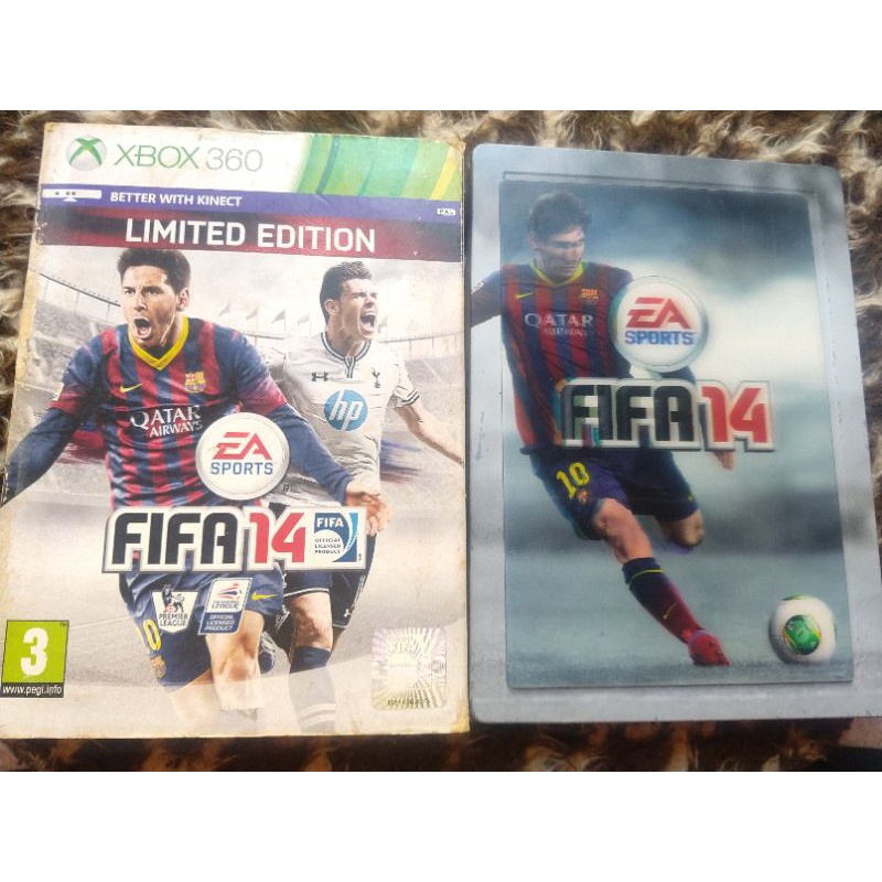 Jogo Original Fifa 14 Xbox 360 Europeu Limited Edition Capa Holográfica | Shopee Brasil