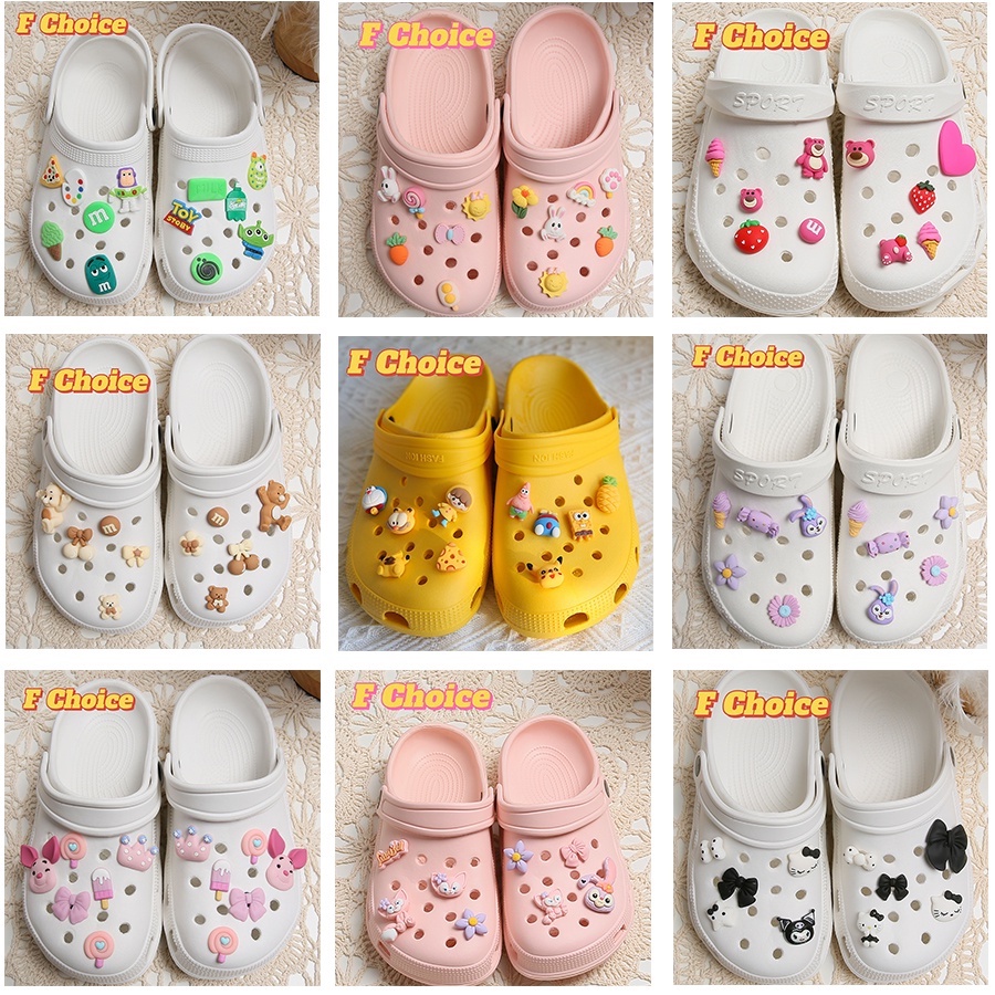 Jibbitz Para Crocs Set Sapatos Acessórios Fivela Encantadores Alfinetes ...