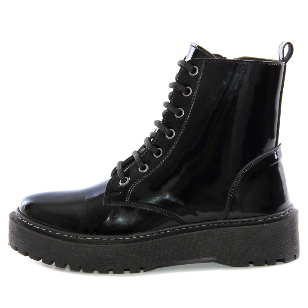 Bota Plataforma Rock Black Tratora | Shopee Brasil