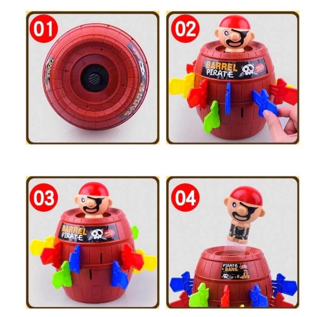 Jogo Pula Pirata Brinquedo Jogo de Mesa Original | Shopee Brasil