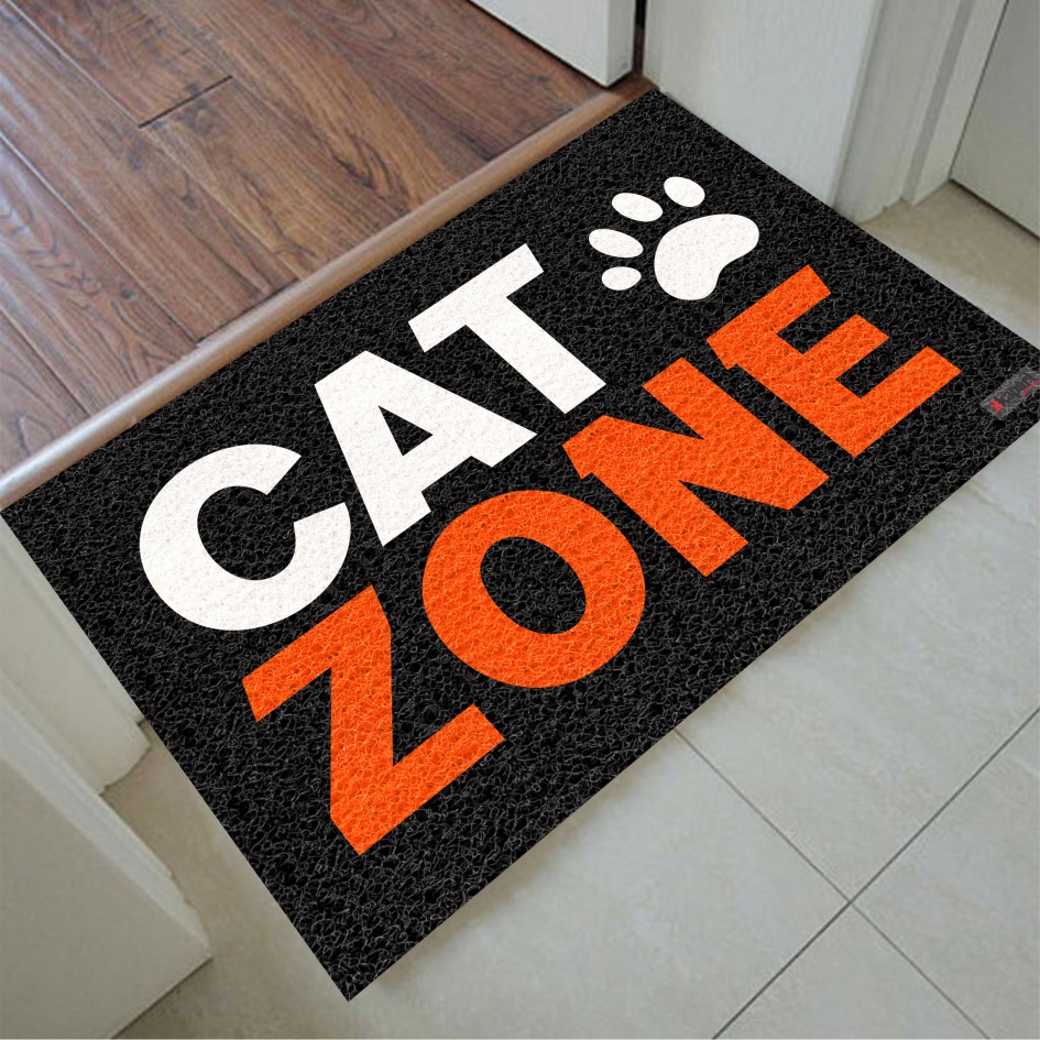 Tapete Capacho Cat Zone 60x40 | Shopee Brasil