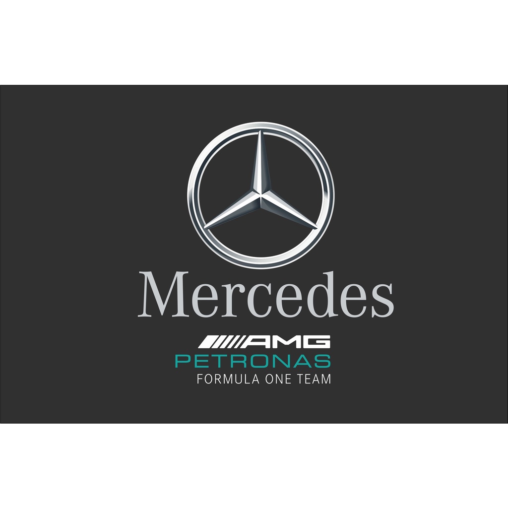Bandeira/flag Mercedes Amg Petronas Formula 1 | Shopee Brasil