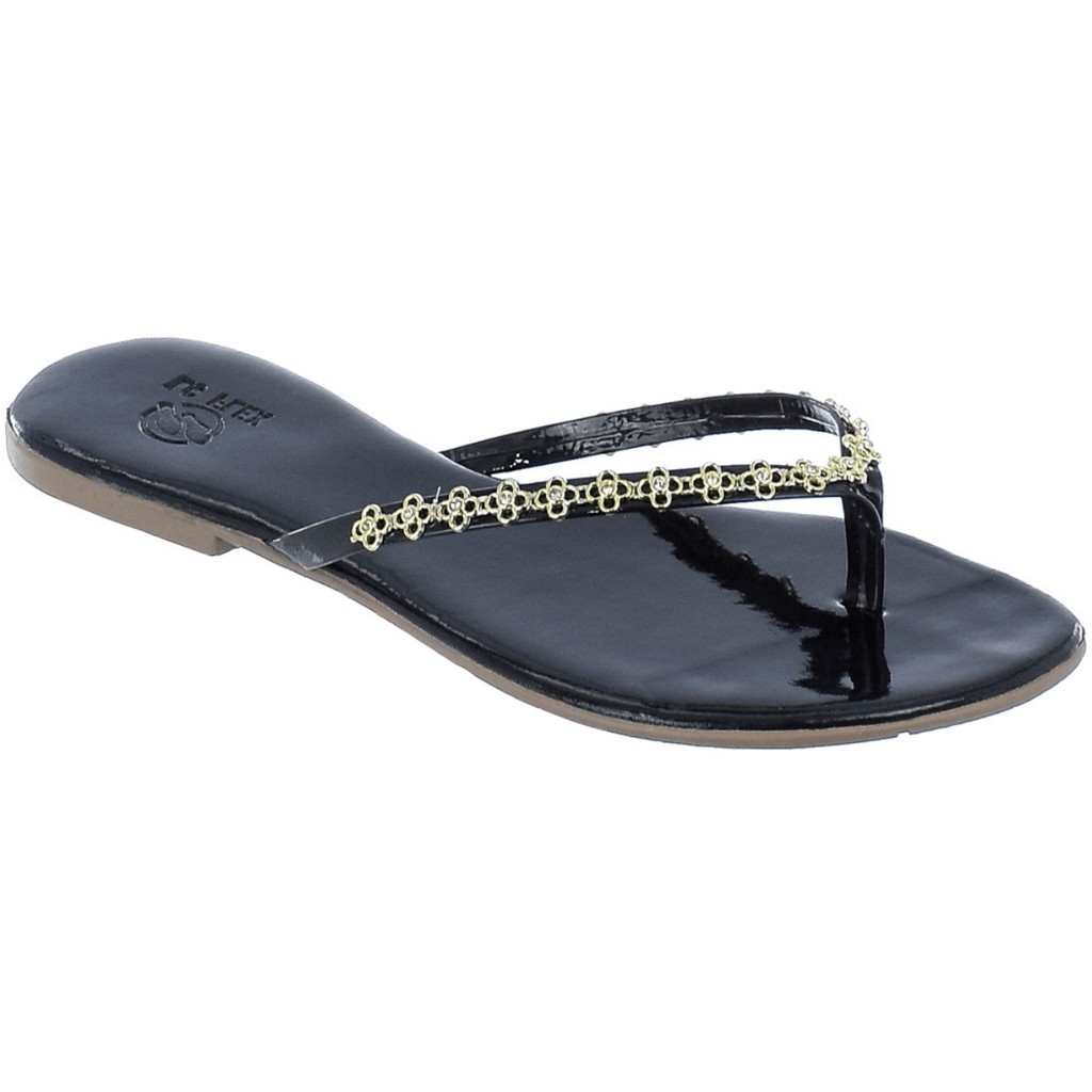 Chinelo Rasteira Feminino Dedo Conforto Lc Flex Original 1203 | Shopee ...