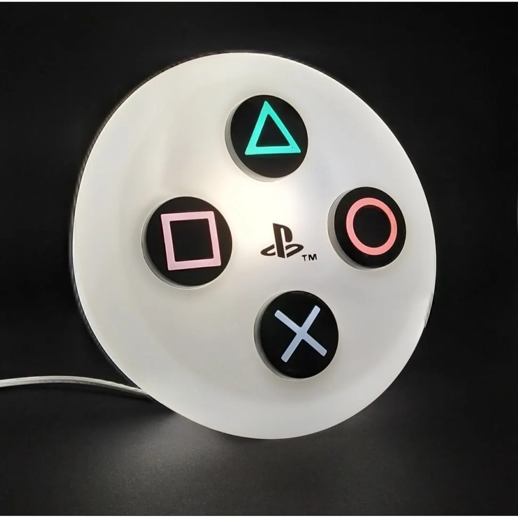 LUMINARIA LED GAMER PLASTATION | Shopee Brasil
