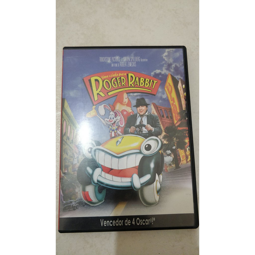 Uma Cilada Para Roger Rabbit DVD - Bob Hoskins - Mickey Mouse - Betty ...