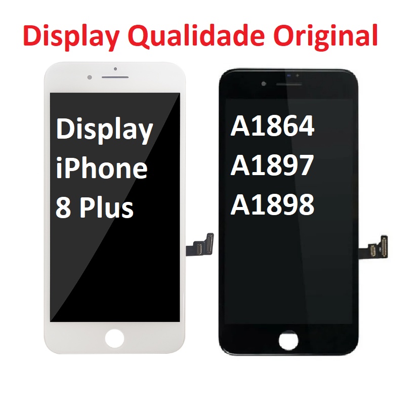 Tela Display Iphone 8 Plus Frontal Completa Alta Qualidade | Shopee Brasil