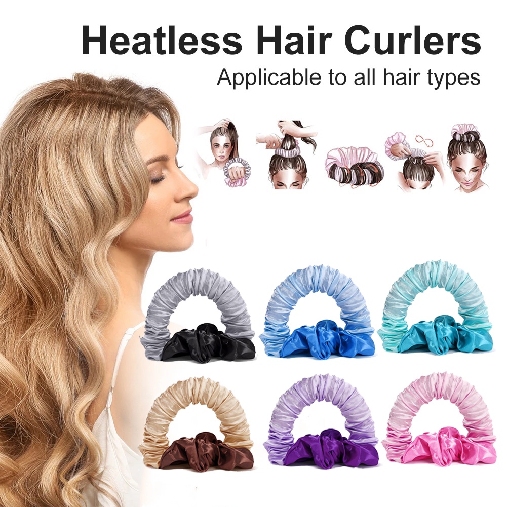 1Pc Fita De Cabeça De Encaracolar Macia E Preguiçosa Sem Calor/Pacotes ...