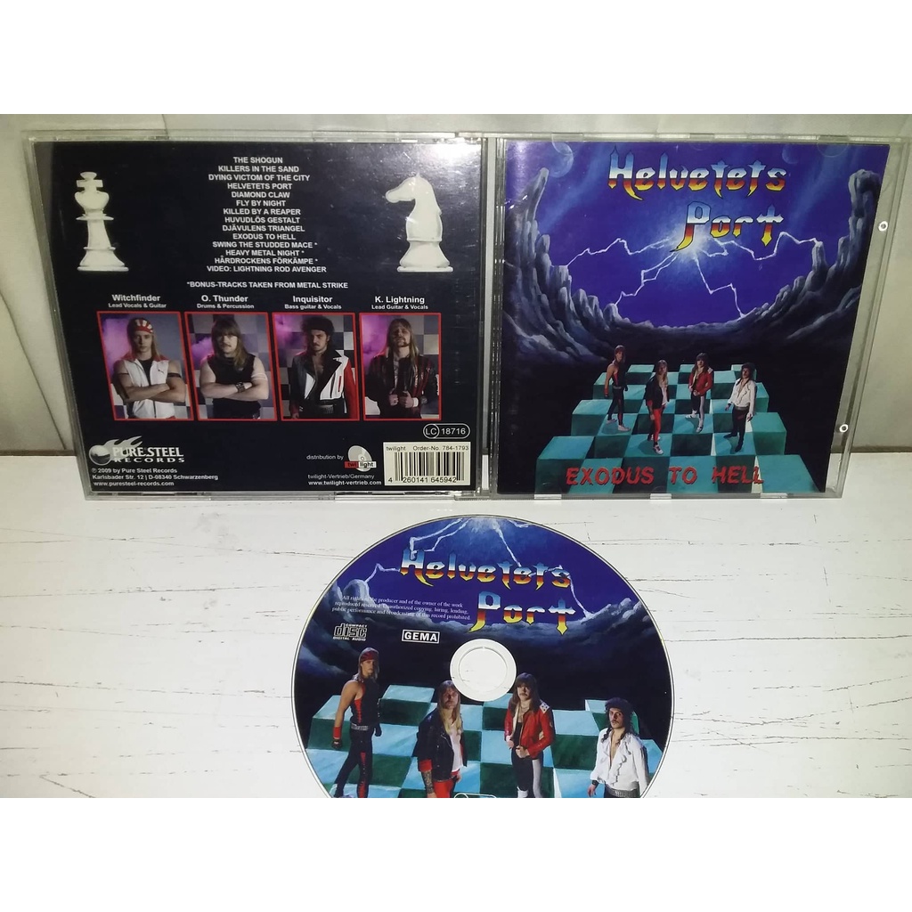CD Helvetets Port – Exodus To Hell ( Heavy Load, Gotham City, Parasite ...