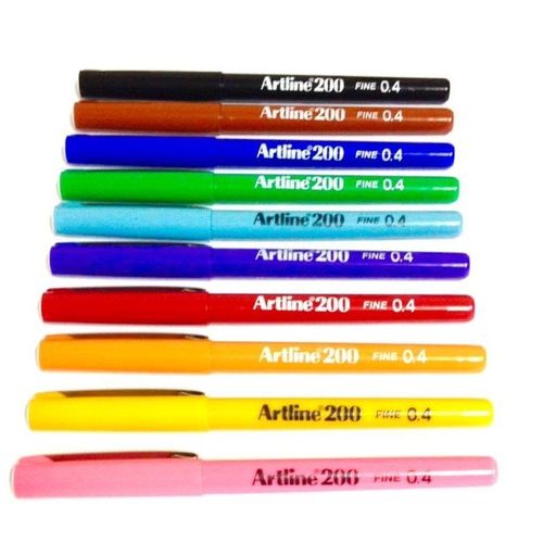 Caneta Hidrográfica Fine Pen EK-200 Artline - Tilibra | Shopee Brasil