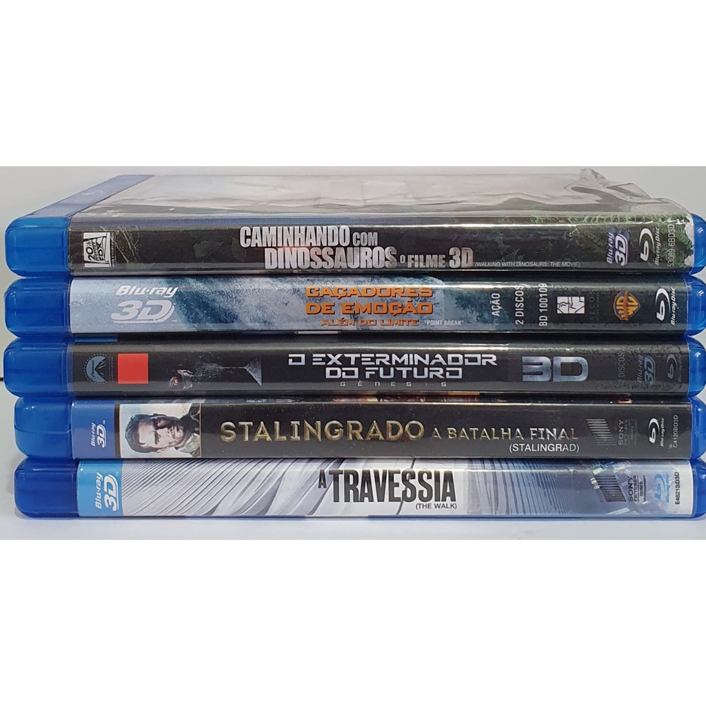 BLU RAY FILMES EM 3D (SEMINOVOS) | Shopee Brasil