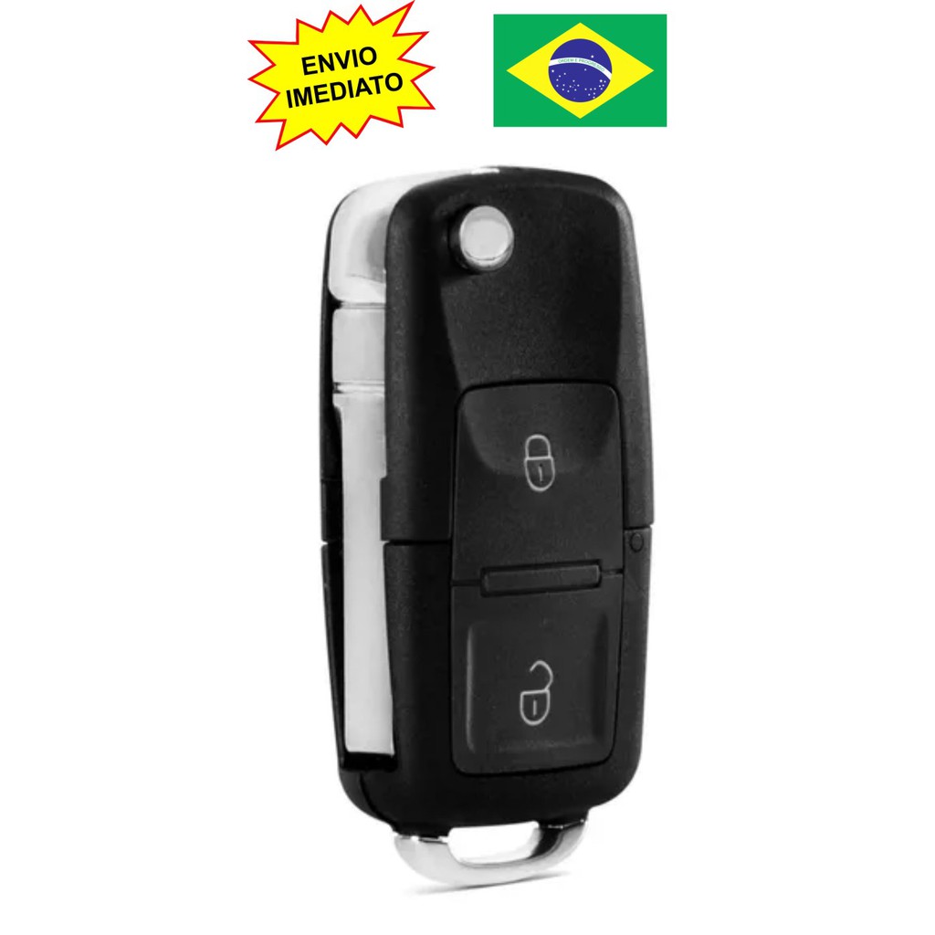 Chave Canivete Vw Saveiro G5 Golf Fox 2 Botões - ORIGINAL | Shopee Brasil
