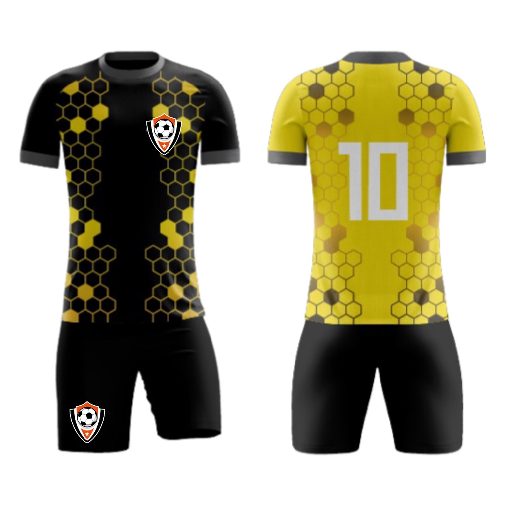 20 Kits Camisas E Calção Uniforme Futebol Personalizado Equipe ...