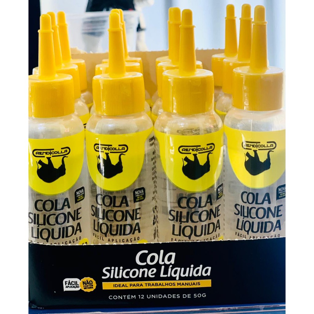Cola Silicone liquida para artesanato e outros 30 gr | Shopee Brasil