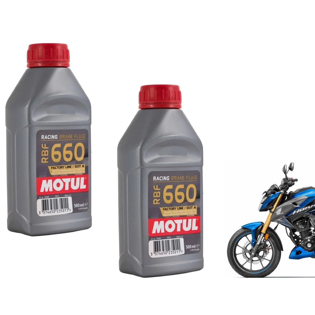 Fluído Freio Racing Motul Rbf 660 Dot 4 100% Sintético 2 Fracos De 500 ...