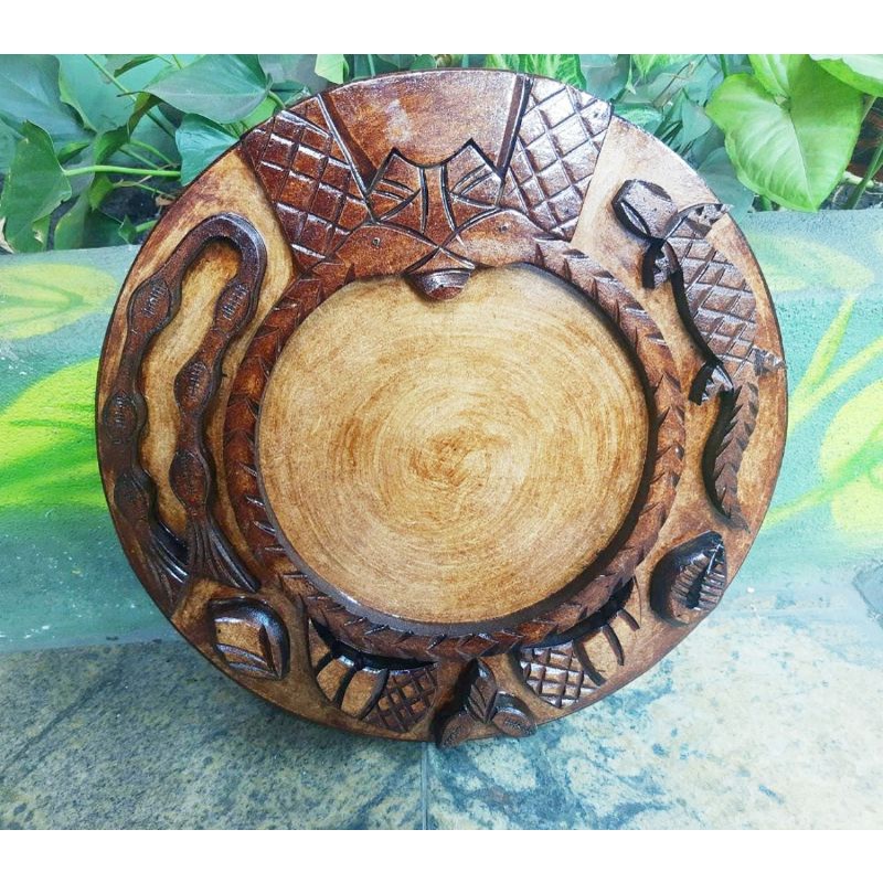 Tábua Opon Ifa Tabuleiro Jogo Buzios Candomblé Umbanda Orixá Santo ...