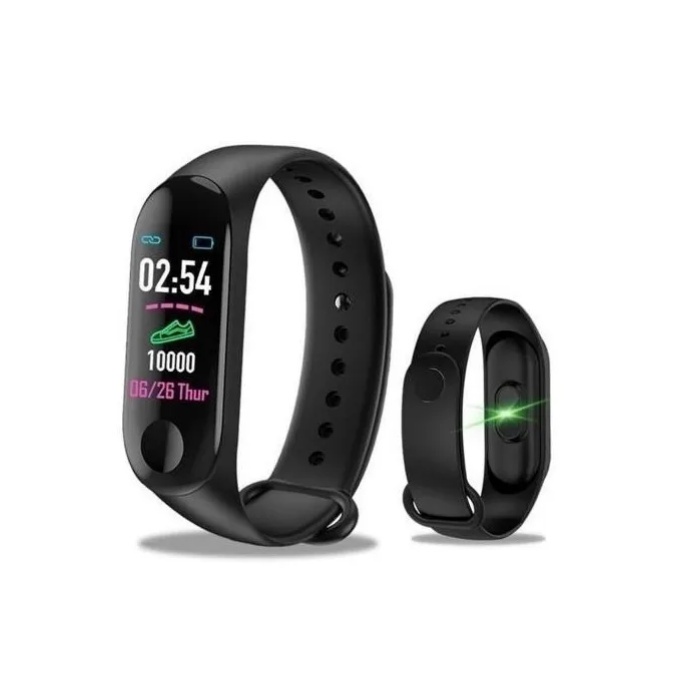 Relógio Pulseira M3 Smart Band Inteligente Digital Sáude | Shopee Brasil