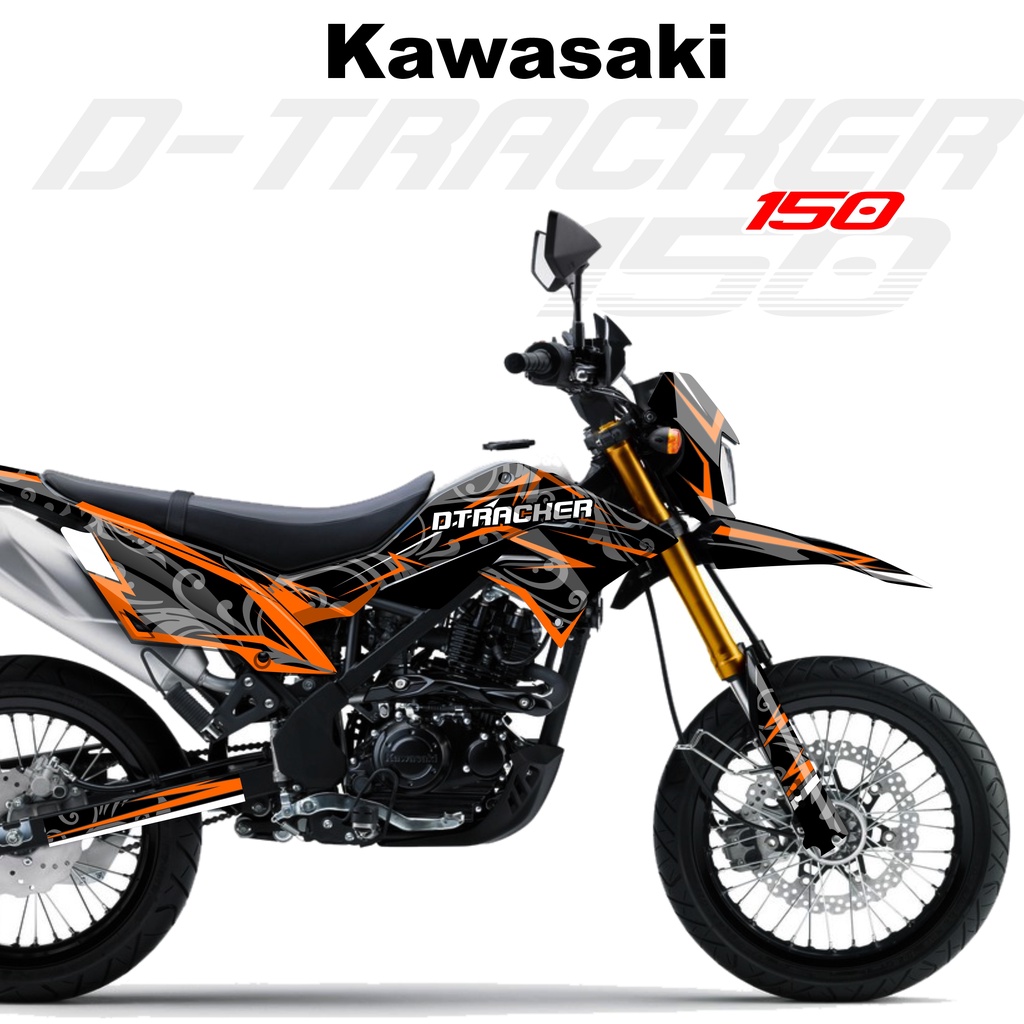 Adesivo DEKAL-DECAL STICKER FULL BODY KAWASAKI DTRACKER Novo Design ...