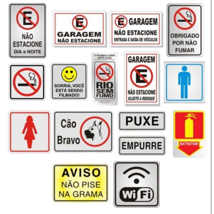 Placa Sinalização Pvc 20x30 Sorria Você Esta Sendo Filmado - Segurança ...