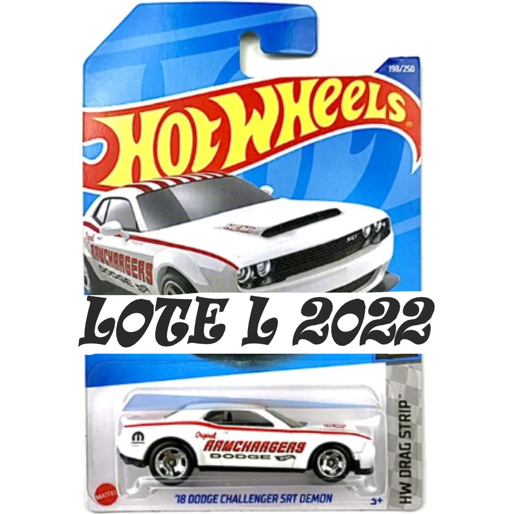 Hot Wheels - '18 Dodge Challenger SRT Demon - HCV31 | Shopee Brasil