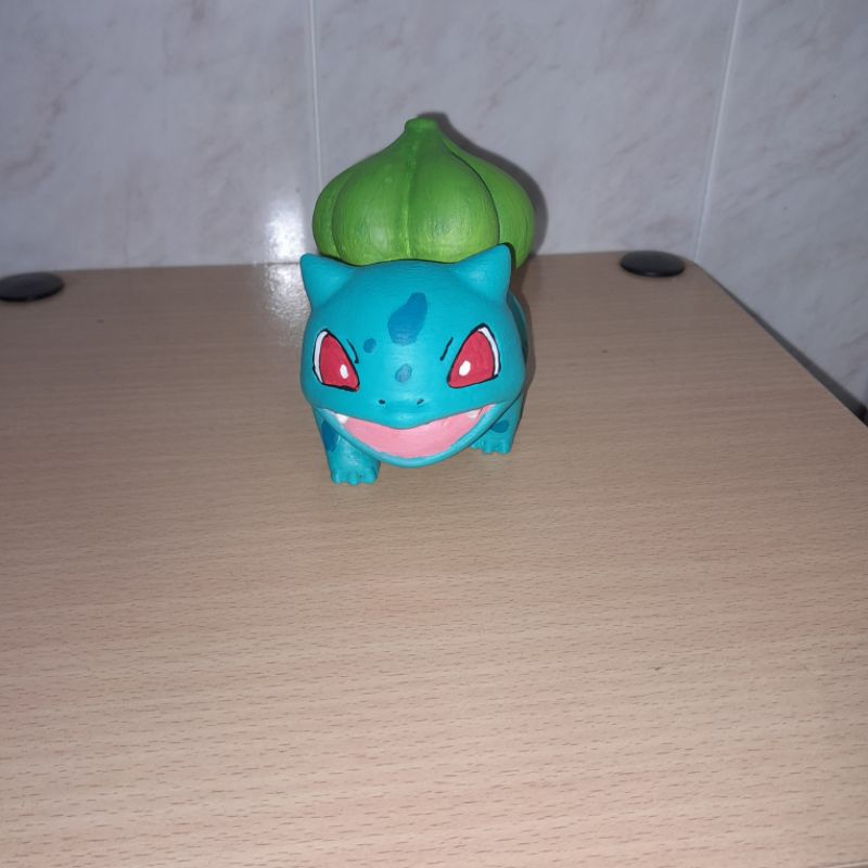 Home Decor, Escultura, Estatueta Bulbasaur Pokemon 3D 10 cm | Shopee Brasil