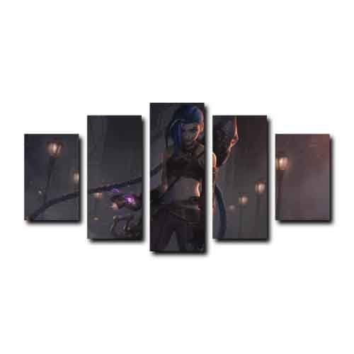 Quadro Decorativo Arcane League of Legends Video Game Programa de TV ...