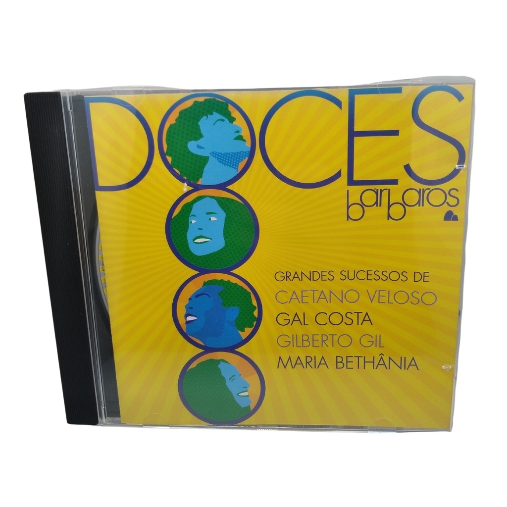 CD Doces Barbaros grandes sucessos Lacrado novo original | Shopee Brasil