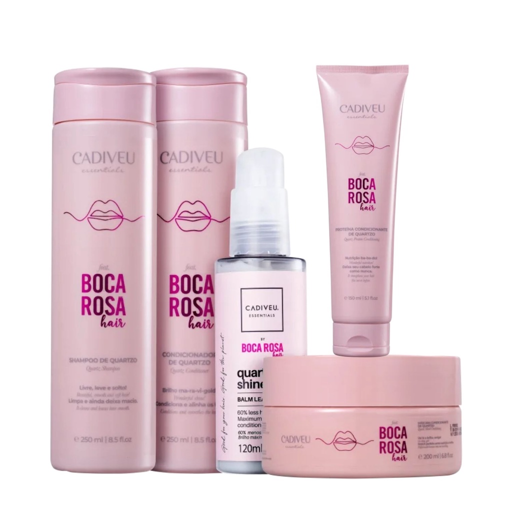 Kit Cadiveu Shampoo e Cond 250ml + Leave-in 120ml + Máscara 200g ...