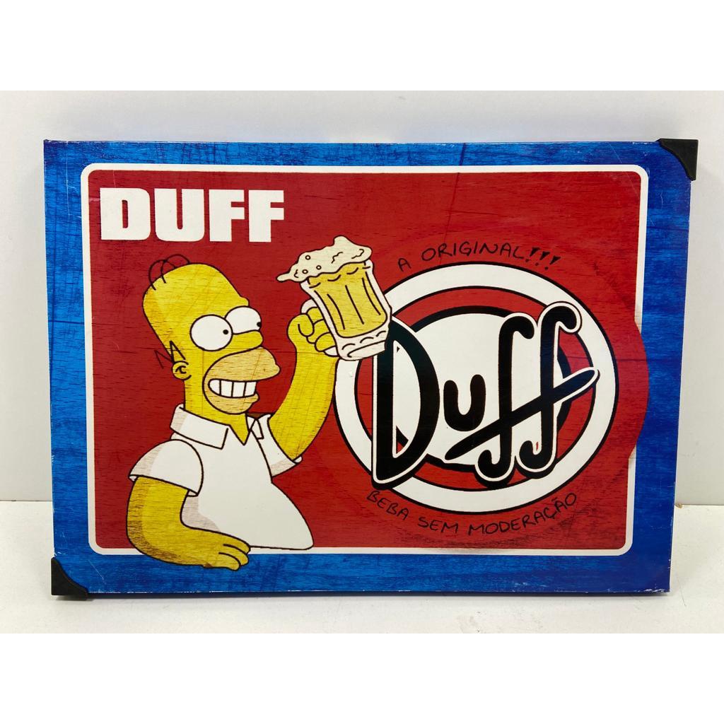 Quadro Metal 30x40 Cerveja Duff Simpsons | Shopee Brasil