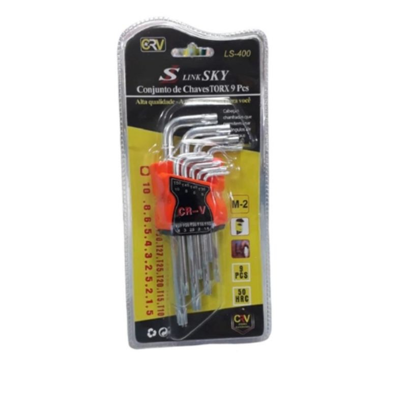 Jogo de Chaves alien L torque torx com Furo guia Brasil | Shopee Brasil